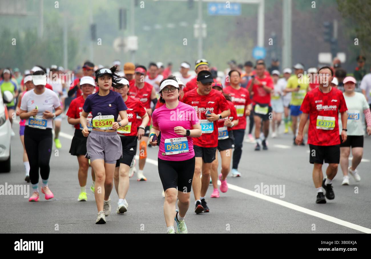 The 2025 Beijing Half Marathon kicks off in Beijing, China, 20 April ...