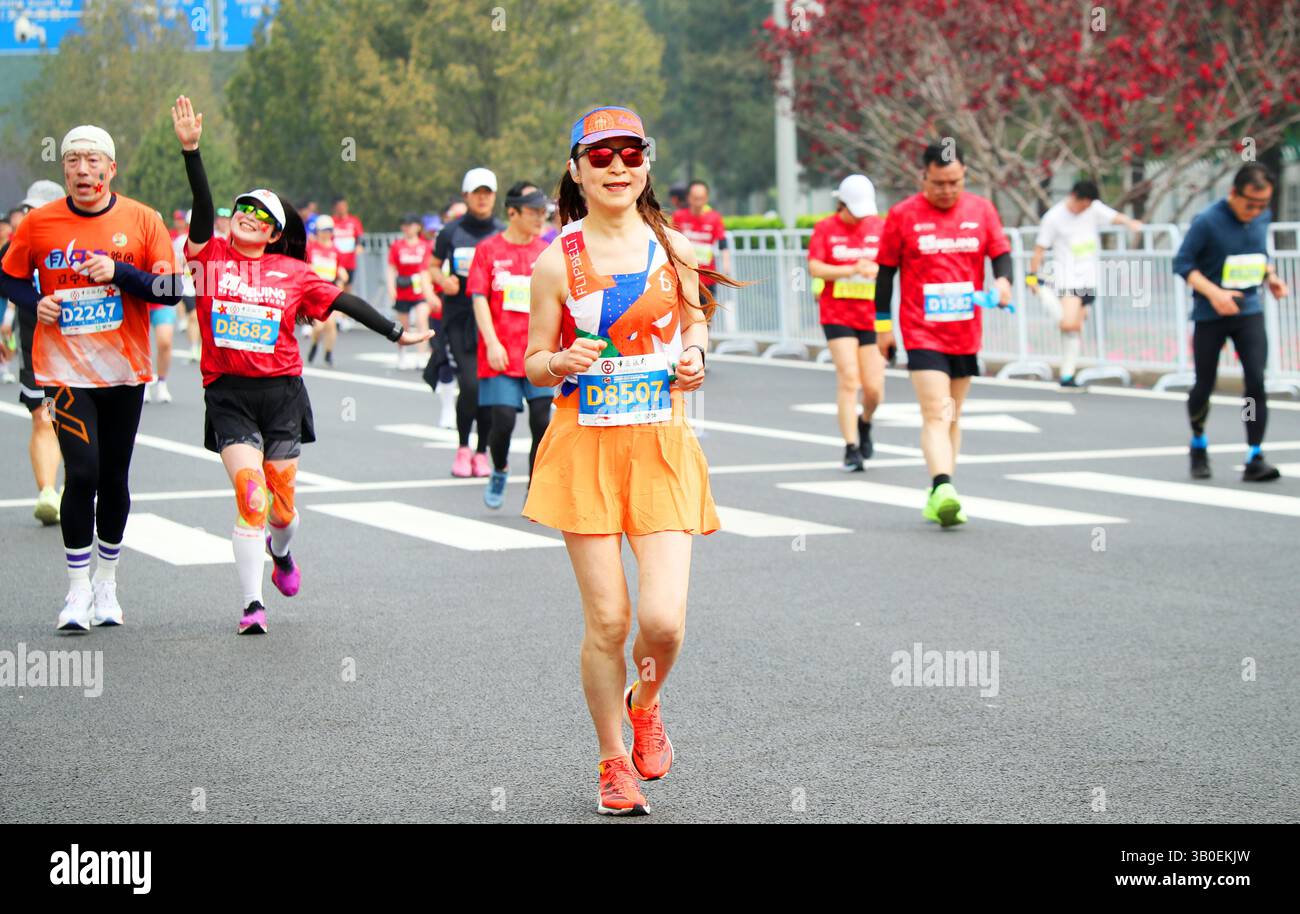 The 2025 Beijing Half Marathon kicks off in Beijing, China, 20 April ...