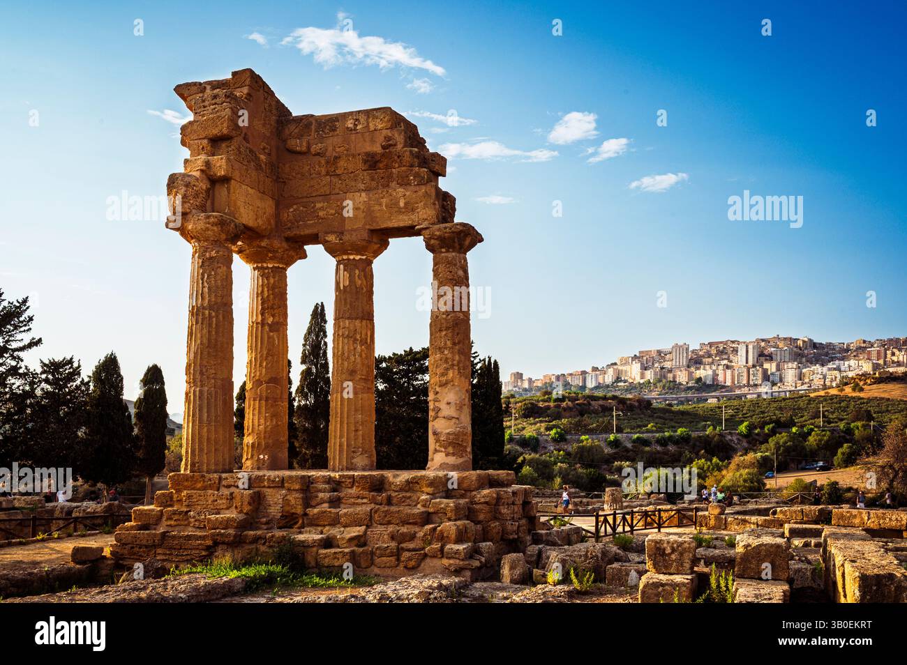 Agrigento, Valley of the Temples. Ancient archaeological area and ...