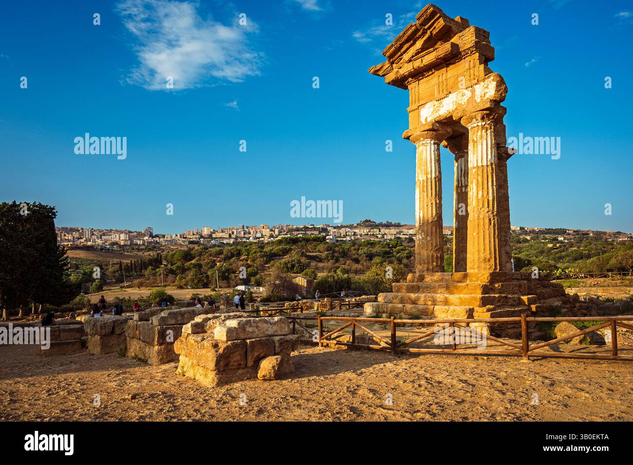 Agrigento, Valley of the Temples. Ancient archaeological area and ...