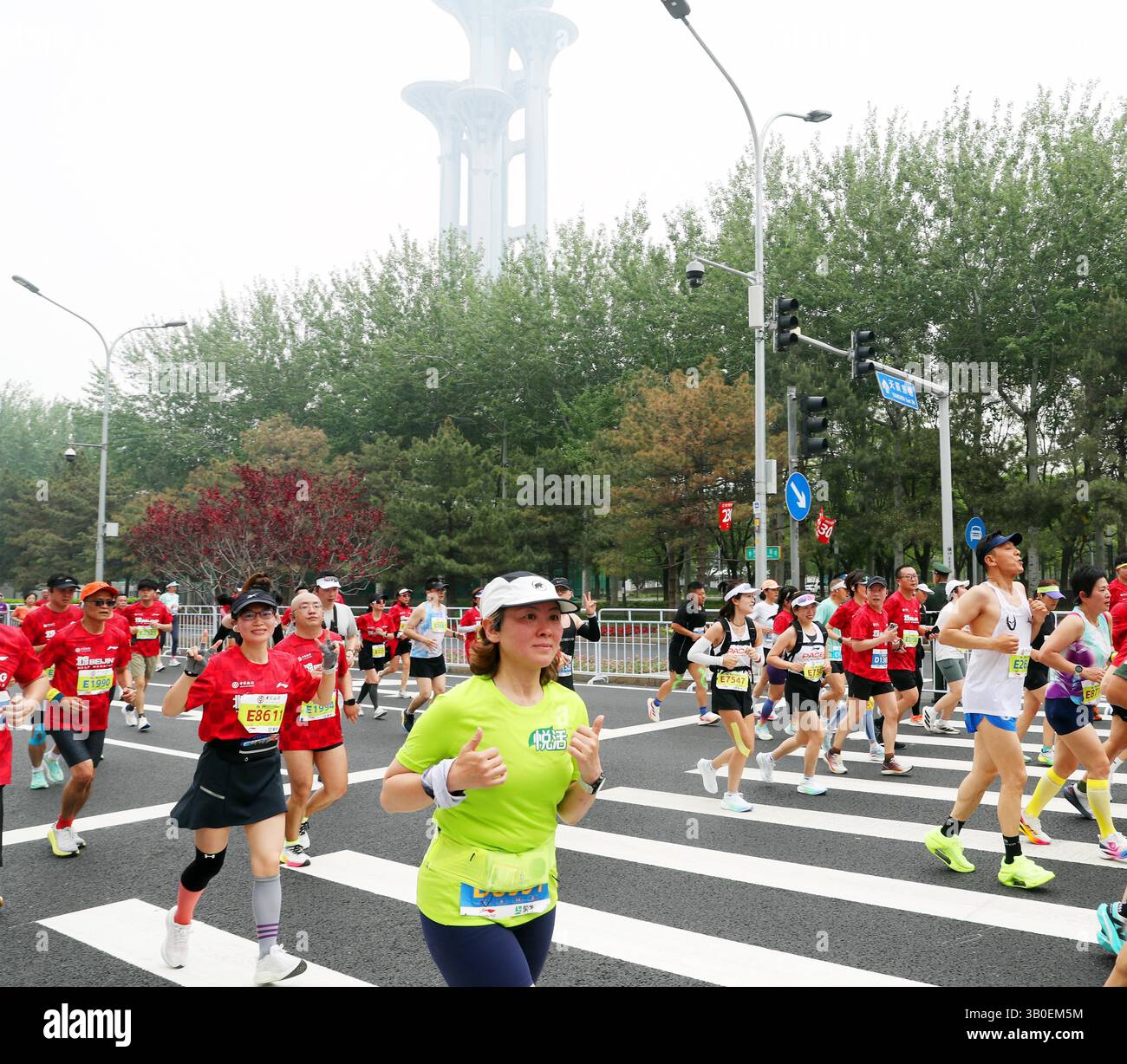 The 2025 Beijing Half Marathon kicks off in Beijing, China, 20 April ...