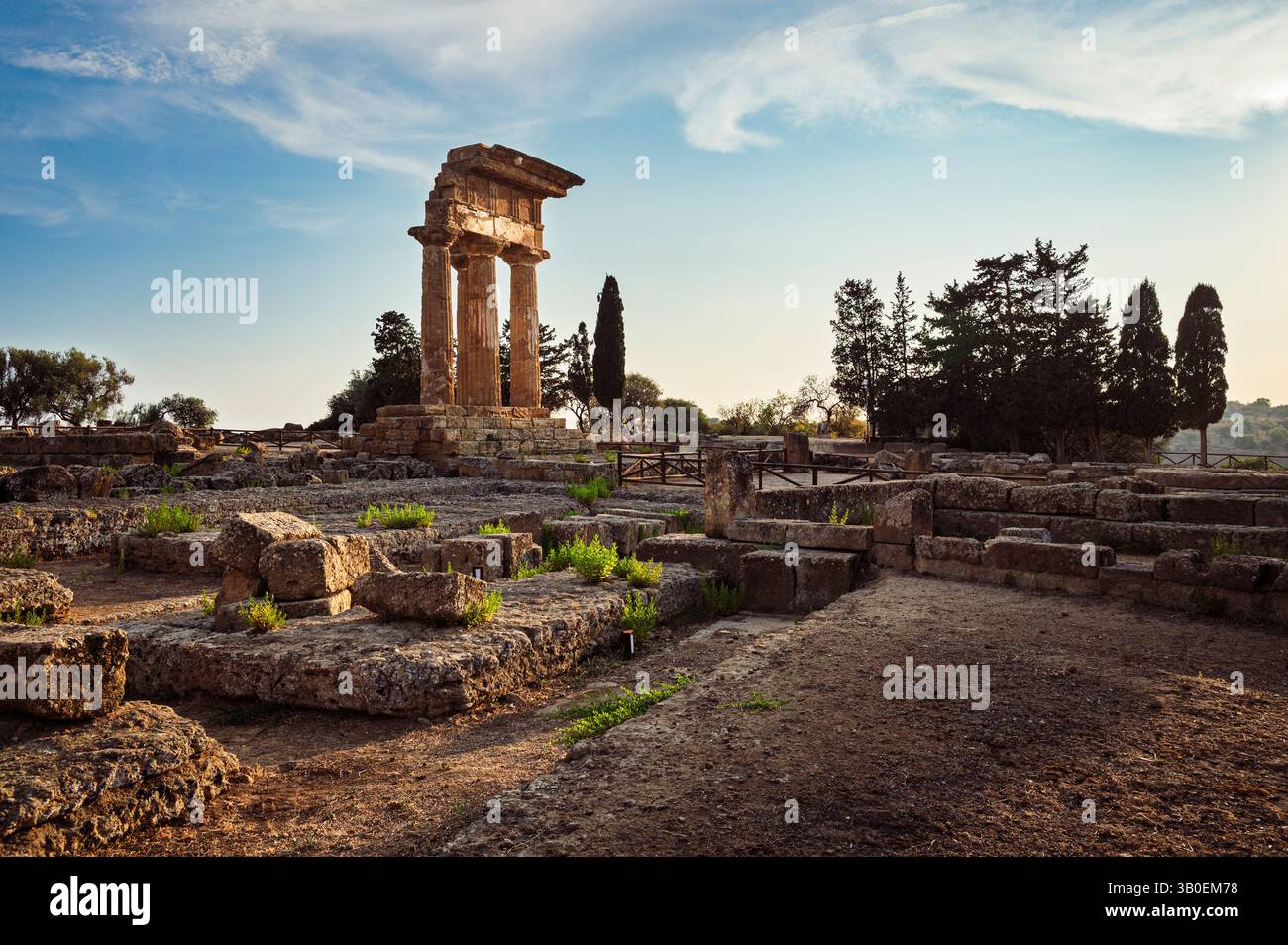 Agrigento, Valley of the Temples. Ancient archaeological area and ...