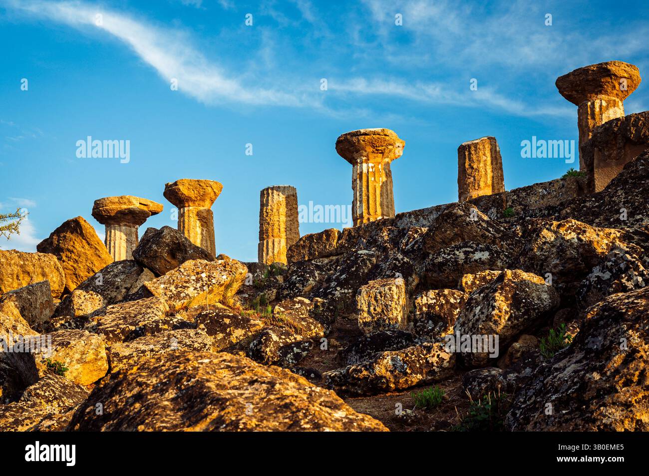Agrigento, Valley of the Temples. Ancient archaeological area and ...