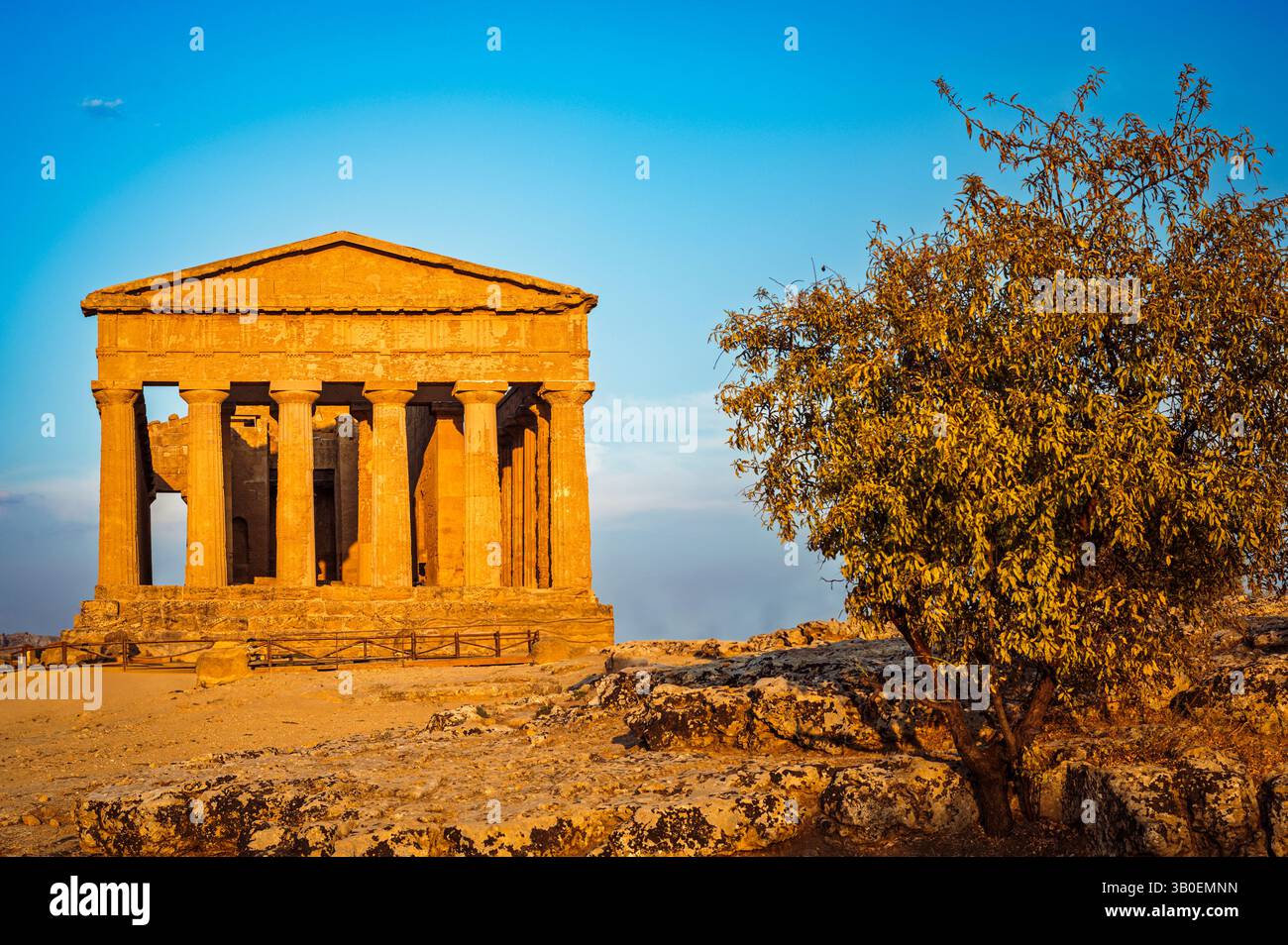 Agrigento, Valley of the Temples. Ancient archaeological area and ...