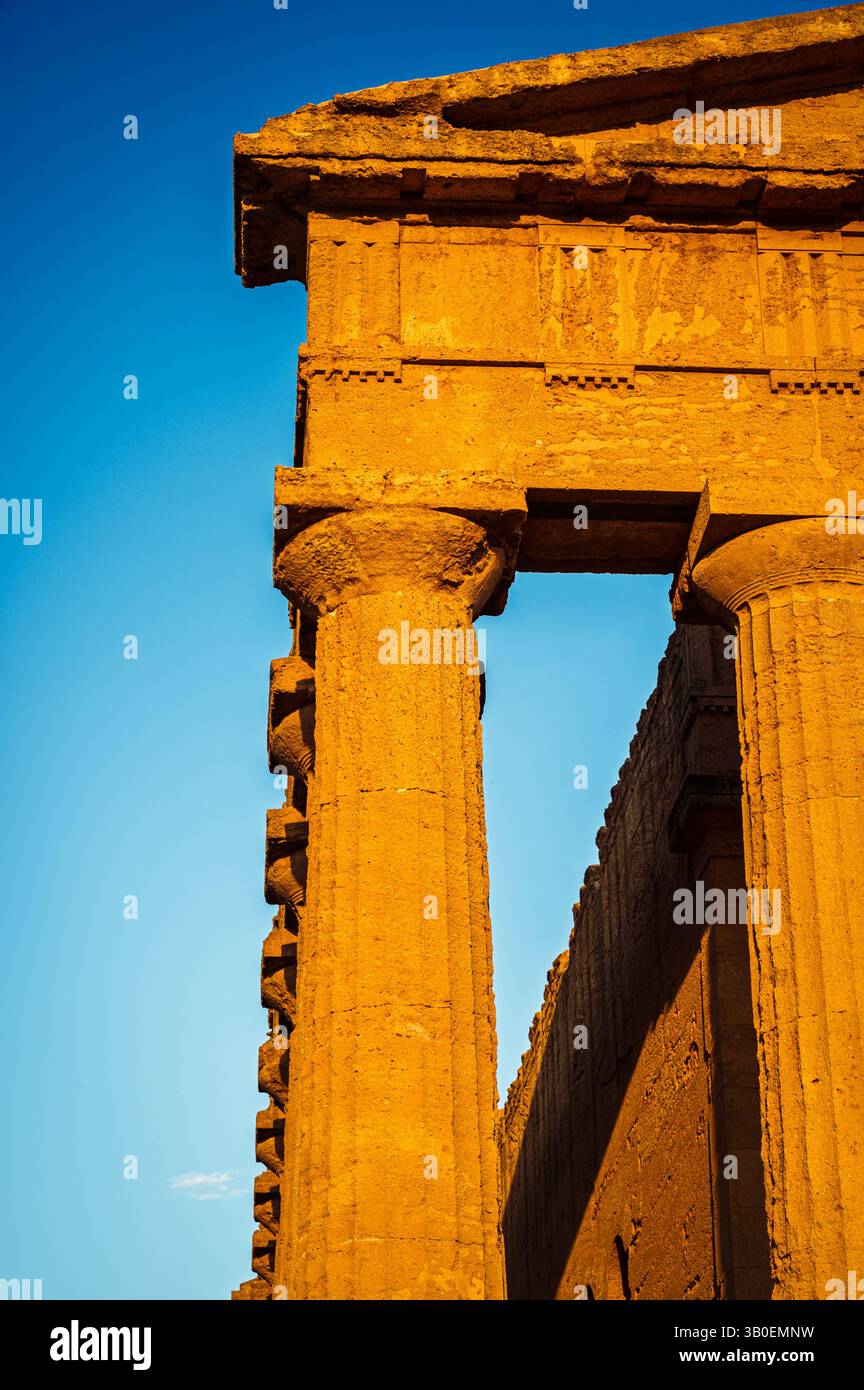 Agrigento, Valley of the Temples. Ancient archaeological area and ...