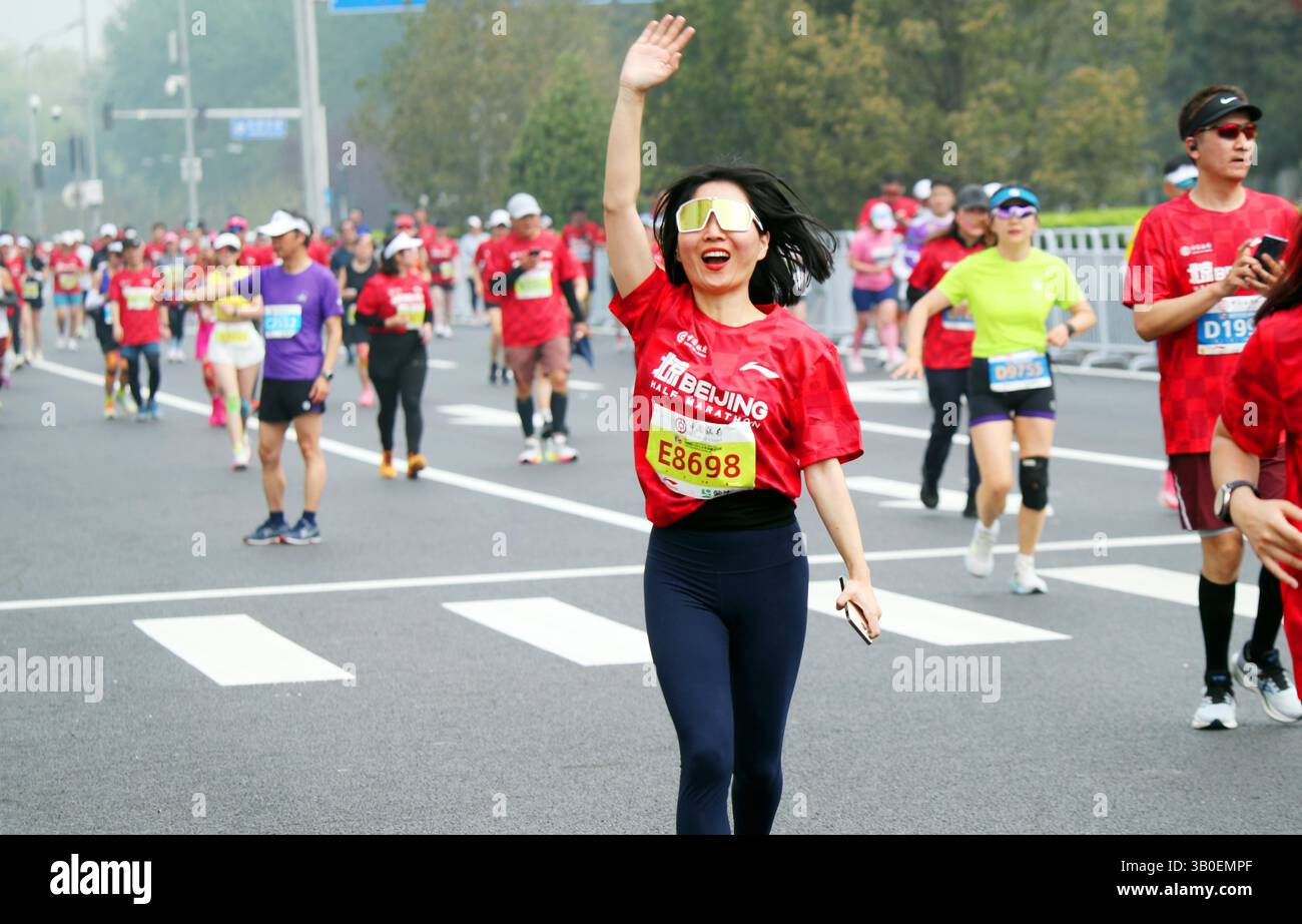 The 2025 Beijing Half Marathon kicks off in Beijing, China, 20 April ...