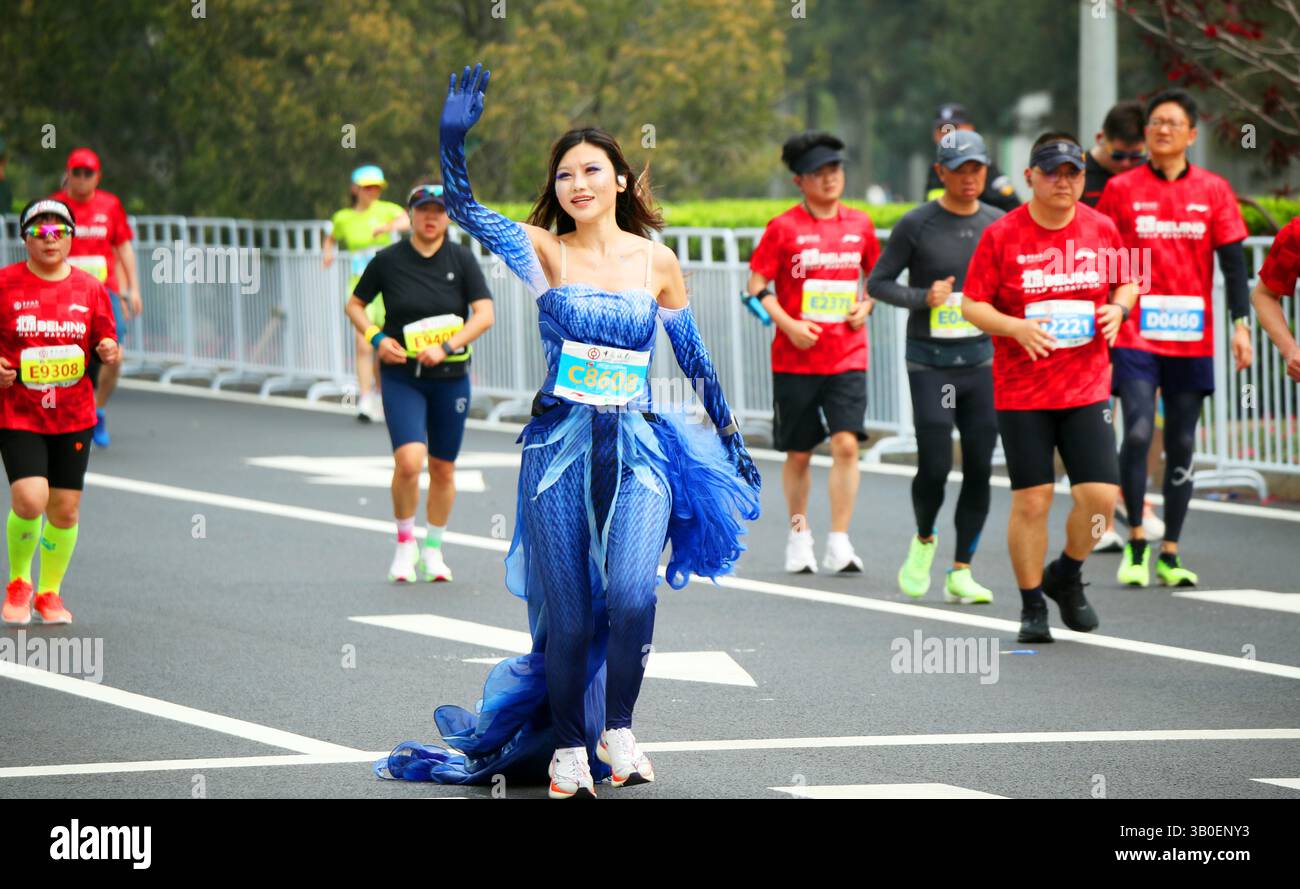 The 2025 Beijing Half Marathon kicks off in Beijing, China, 20 April ...