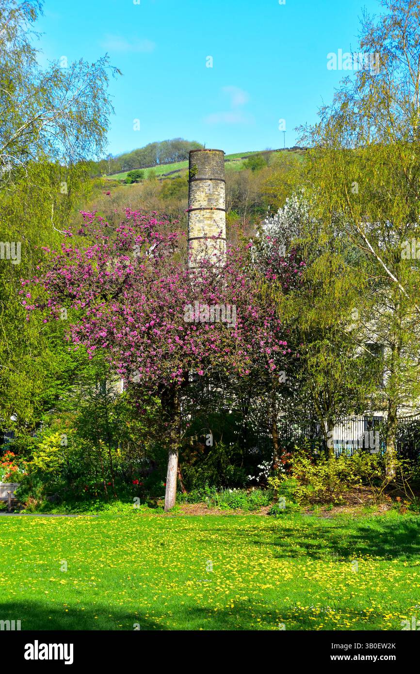 Spring, Calder Holmes Park, Hebden Bridge Stock Photo - Alamy