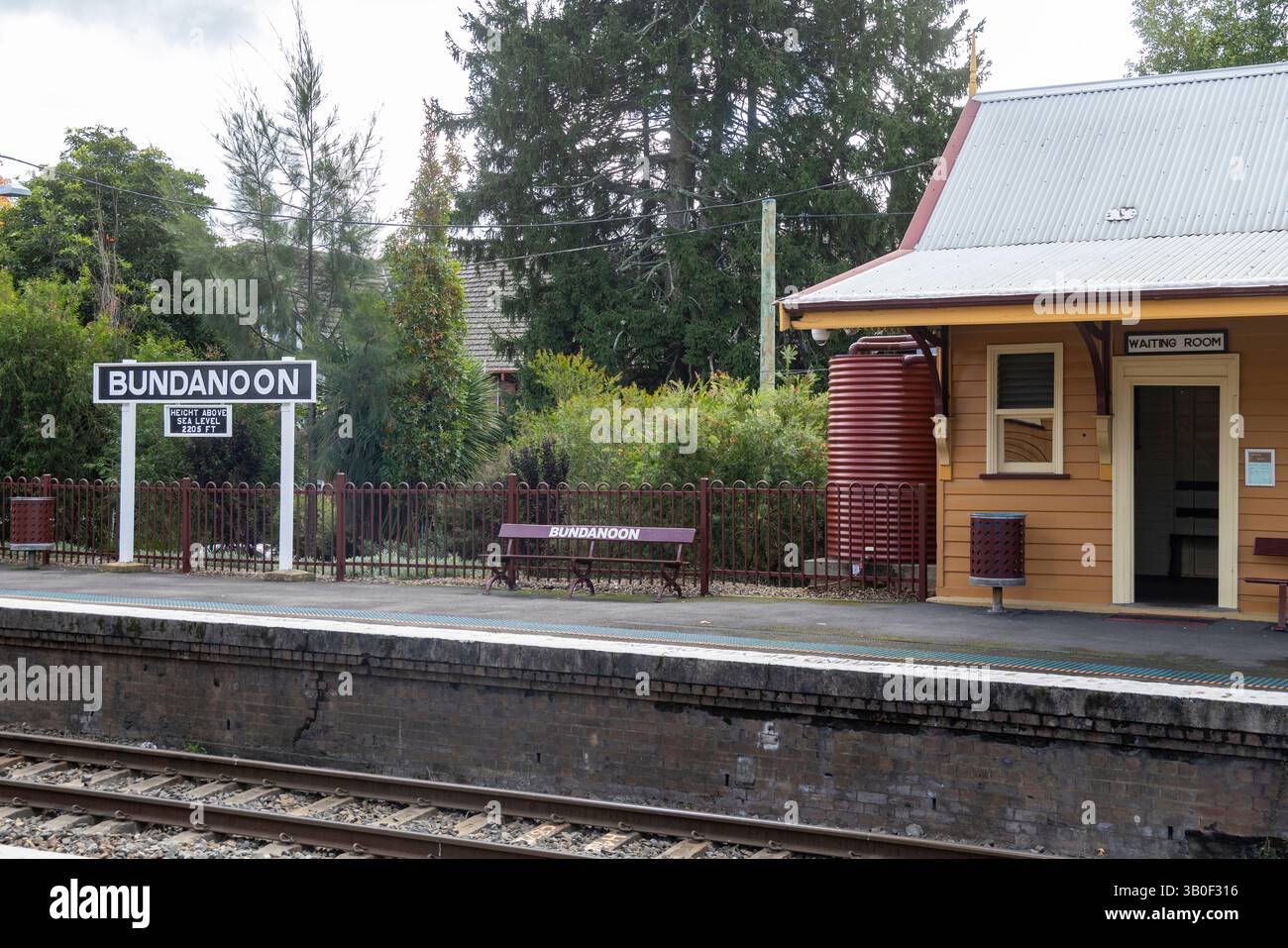 Bundanoon railway, rail network and station in this southern highlands ...