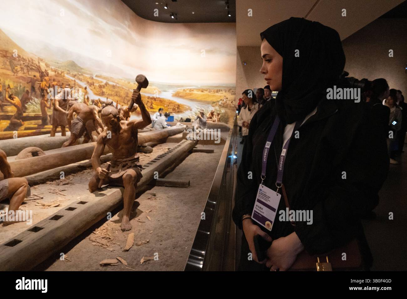 Hangzhou,China.23rd April 2025. Chinese and International Heritage Experts visited the Liangzhu ...