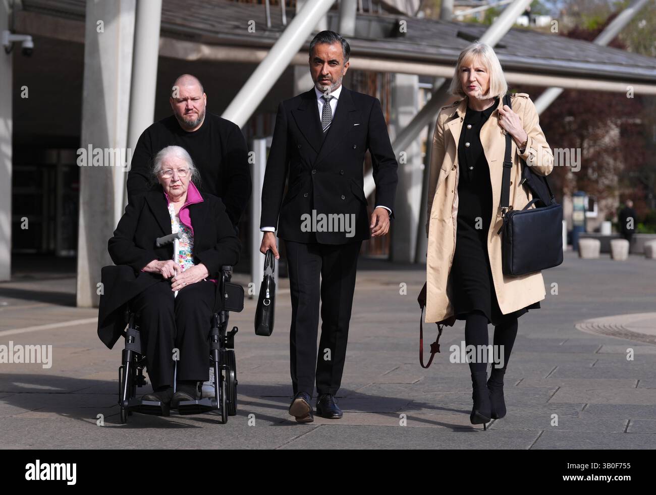 Emma Caldwell's mother Margaret Caldwell and brother Jamie Caldwell ...