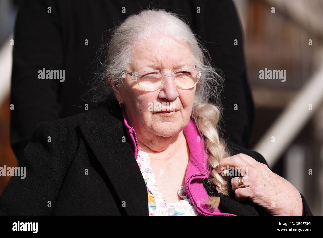 Emma Caldwell's mother Margaret Caldwell arriving to meet First ...