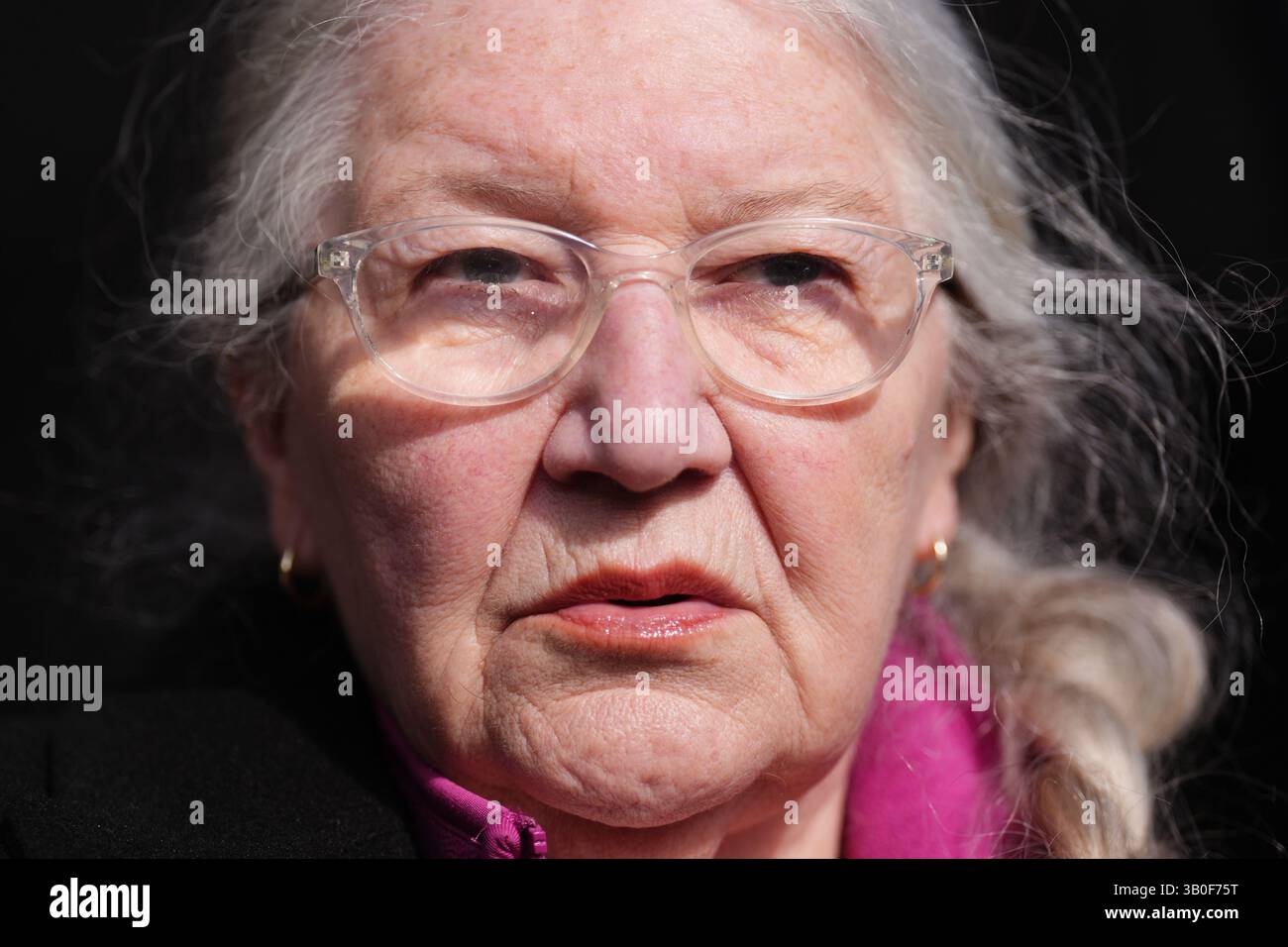 Emma Caldwell's mother Margaret Caldwell arriving to meet First ...