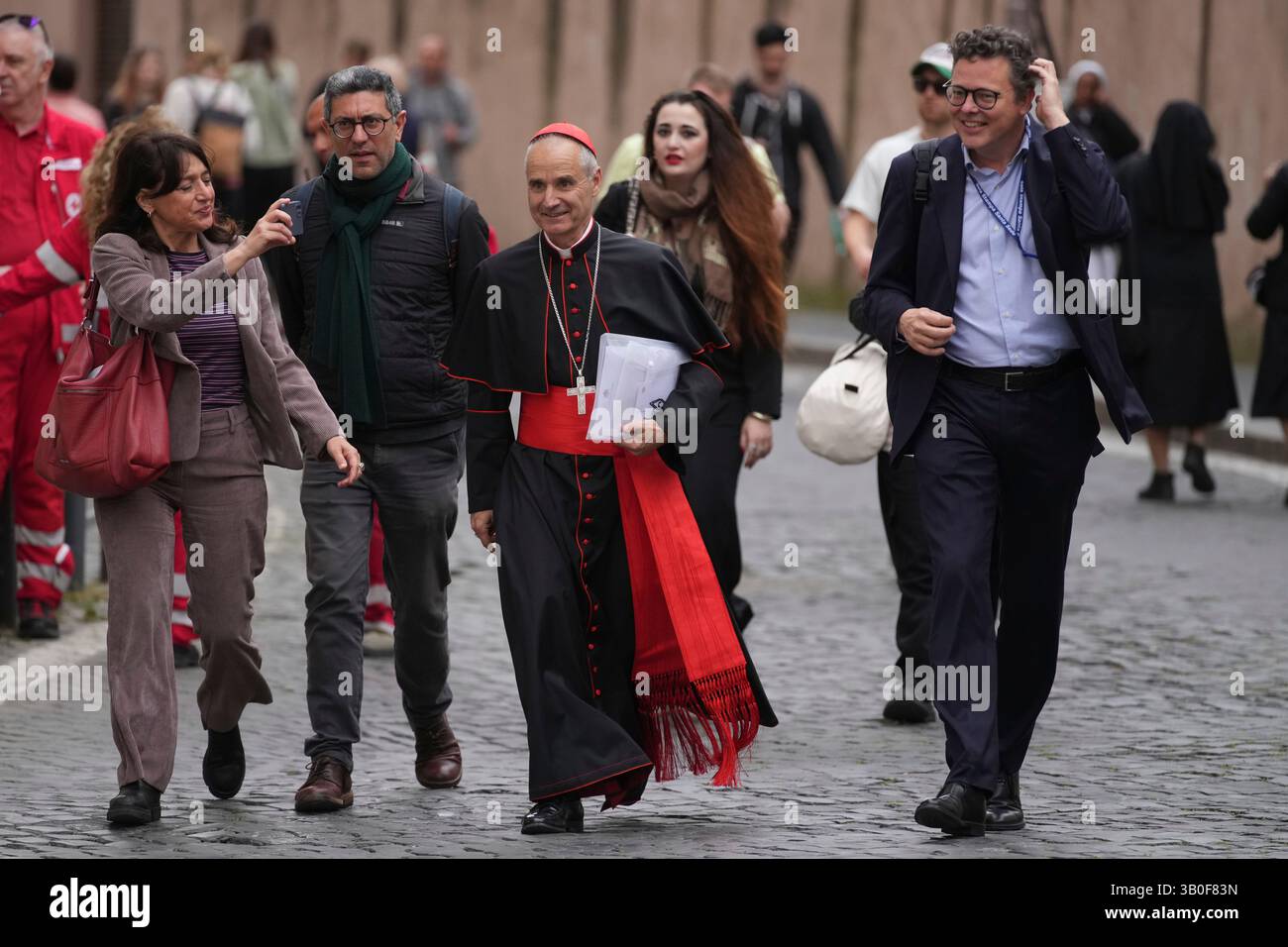 Cardinal Jean-Paul Vesco arrives for a college of cardinals' meeting at ...