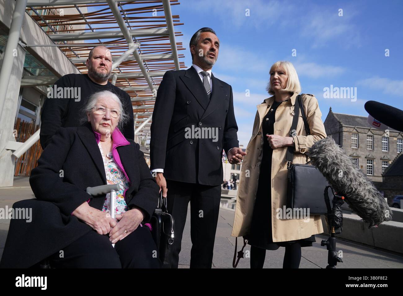 Emma Caldwell's mother Margaret Caldwell and brother Jamie Caldwell ...