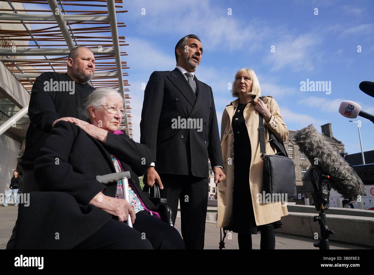 Emma Caldwell's mother Margaret Caldwell and brother Jamie Caldwell ...