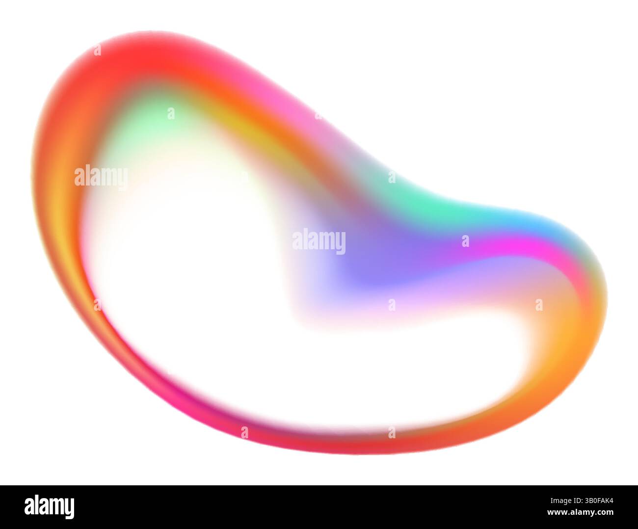 Rainbow Blob Shape Color Gradient Stock Vector Image & Art - Alamy
