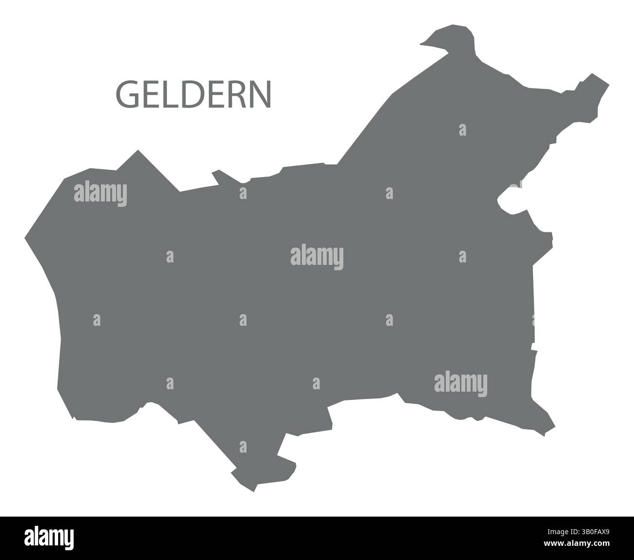 Geldern city map with boroughs grey illustration silhouette shape Stock Vector Image & Art - Alamy