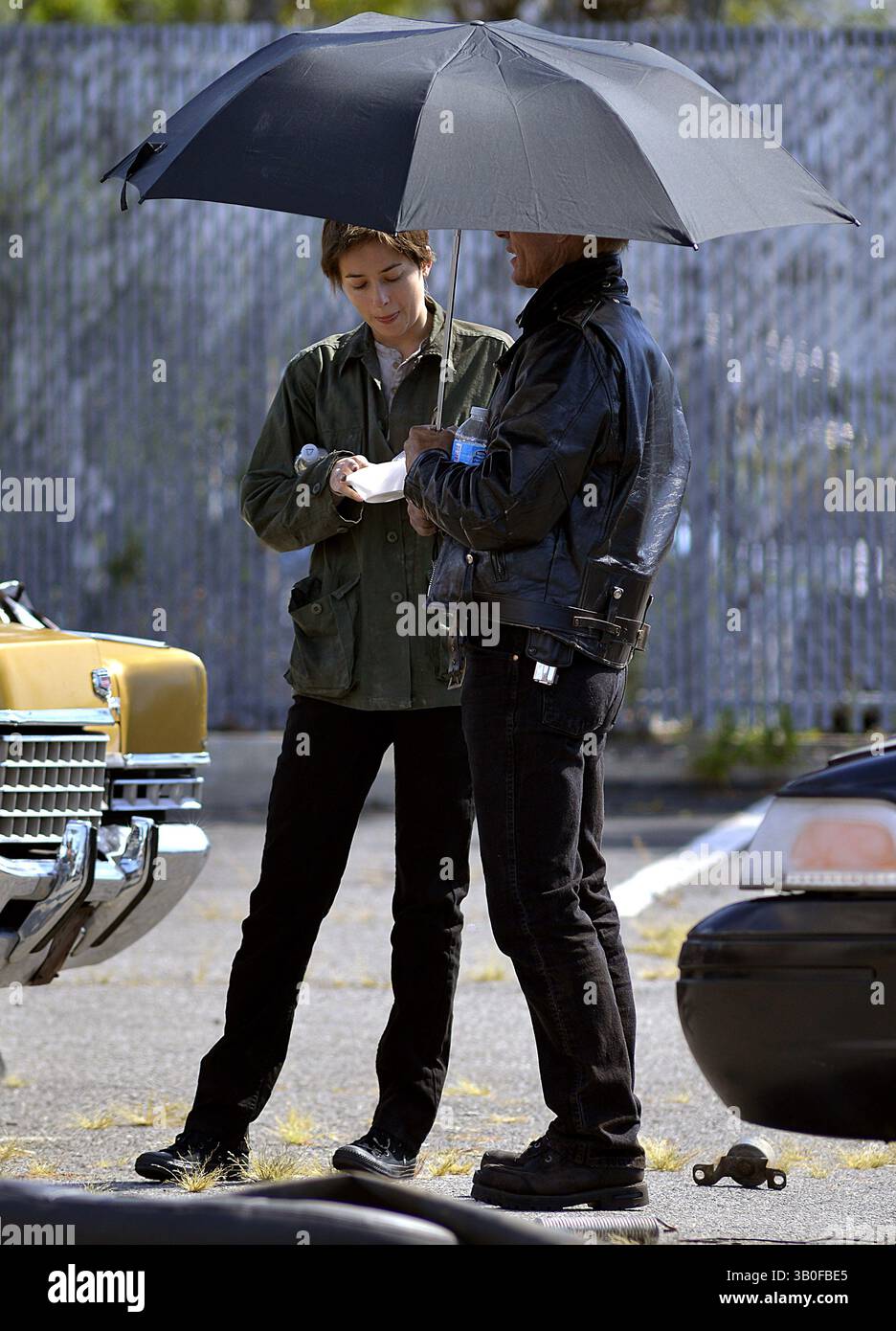 Dakota Johnson and Ed Harris on the set of the movie 'Cymbeline' in New ...