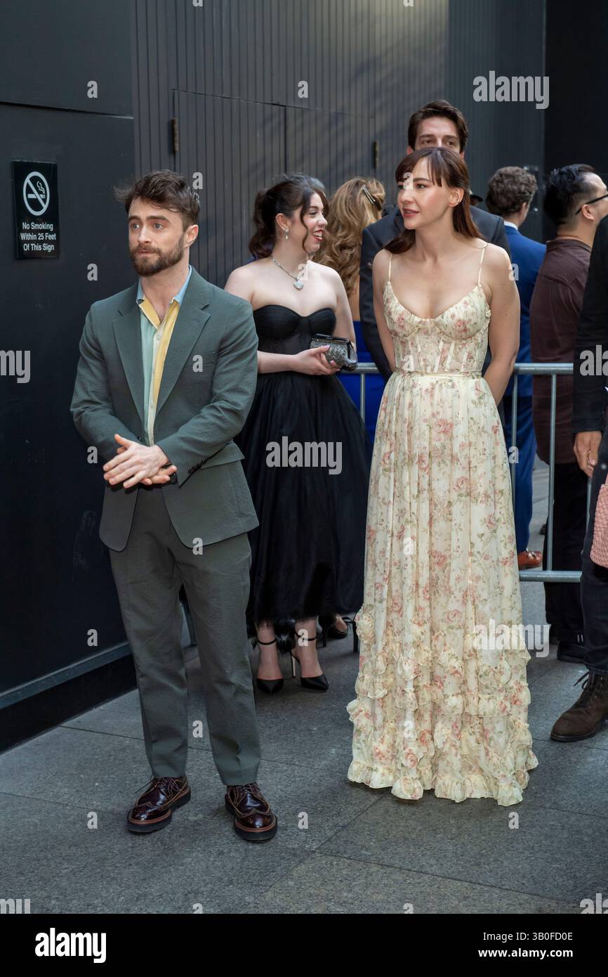New York, United States. 23rd Apr, 2025. (L-R) Daniel Radcliffe and ...