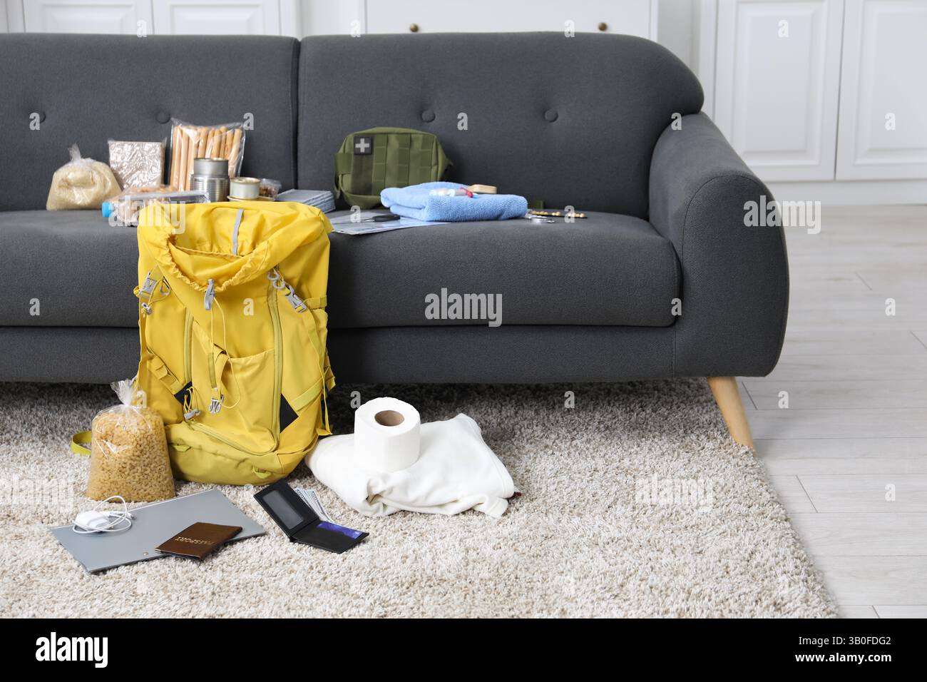 Survival kit different emergency hi-res stock photography and images ...