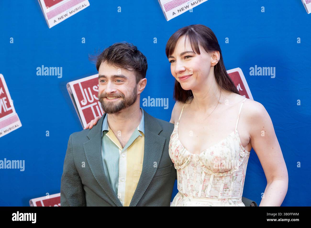 New York, United States. 23rd Apr, 2025. (L-R) Daniel Radcliffe and ...