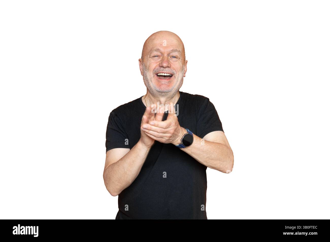 Portrait middle aged men clapping hi-res stock photography and images ...