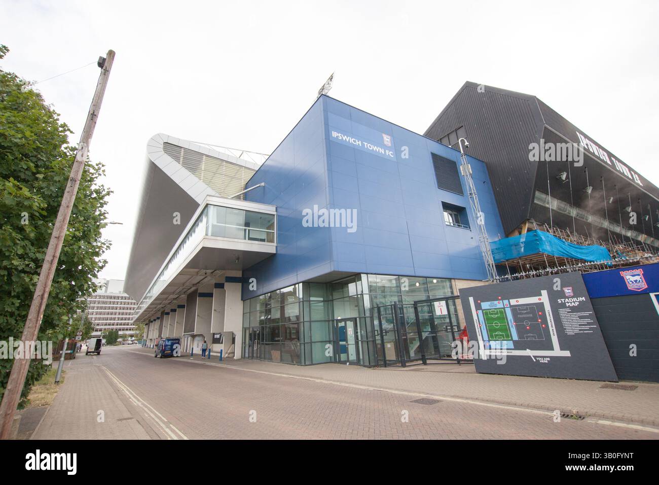 Portman Road Stadium, home to Ipswich Town's football club in Ipswich ...