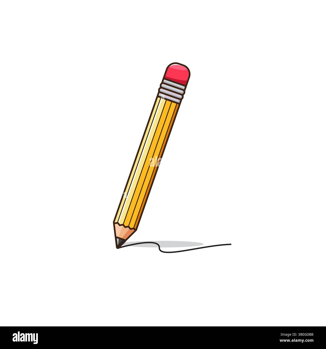 Simple cartoon drawing yellow Stock Vector Images - Alamy