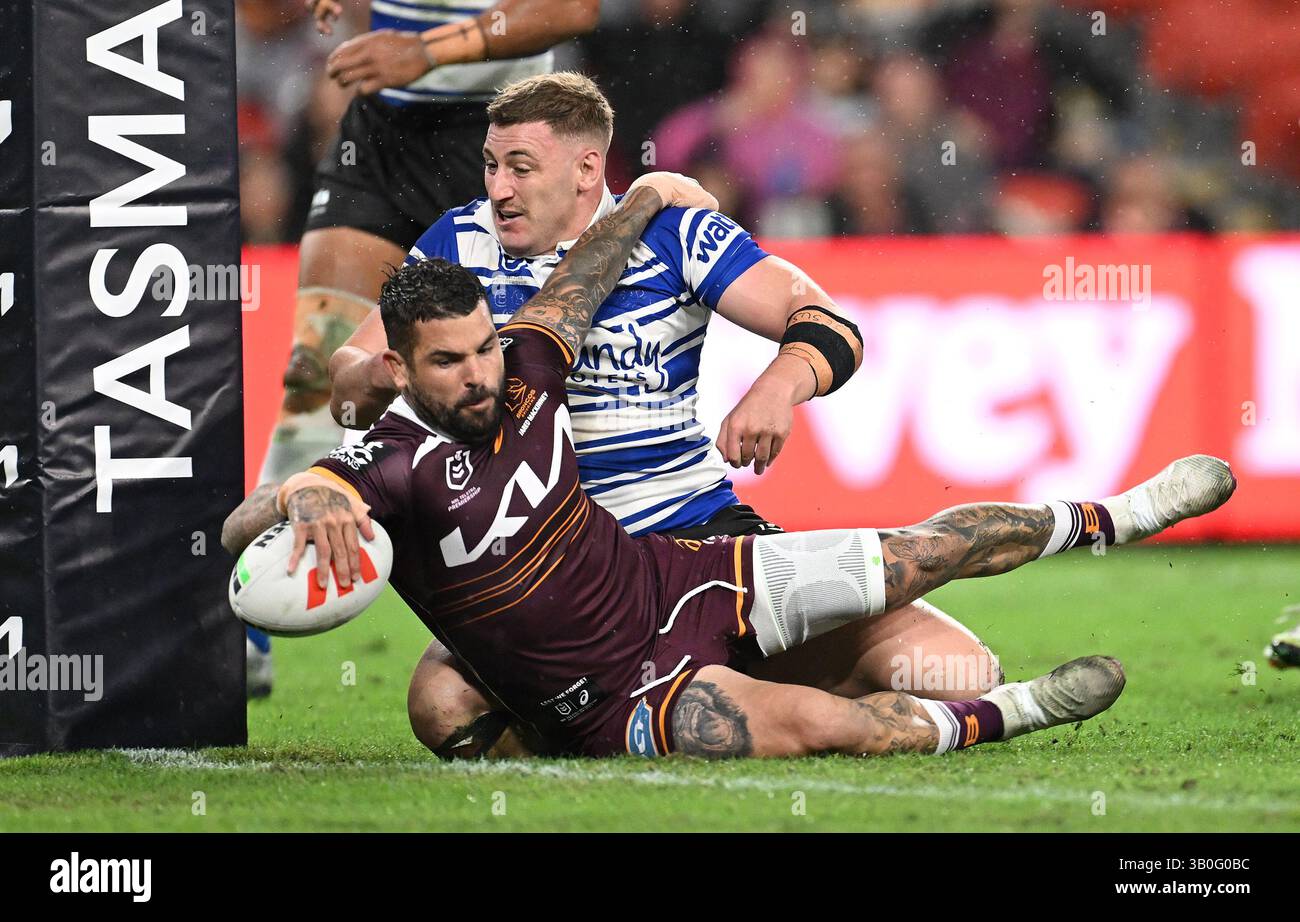 Brisbane, Australia. 24th Apr, 2025. Adam Reynolds of the Broncos ...