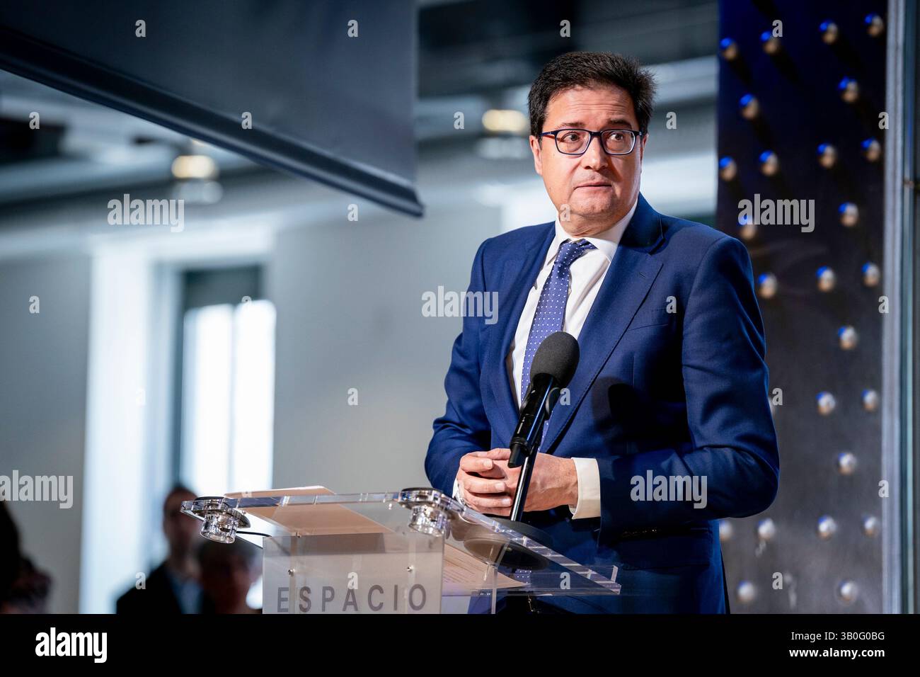 The Minister for Digital Transformation and the Civil Service, Óscar ...