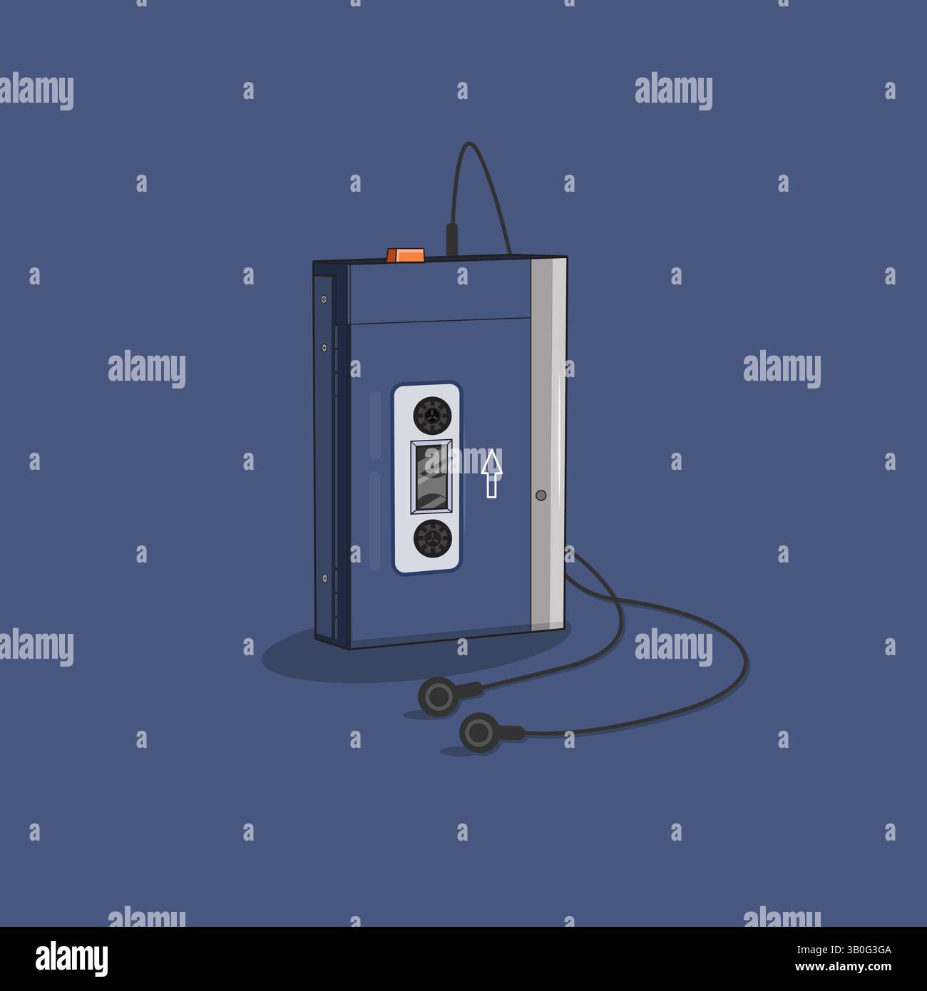 Walkman vector illustration 90s music evolution Stock Vector Image ...