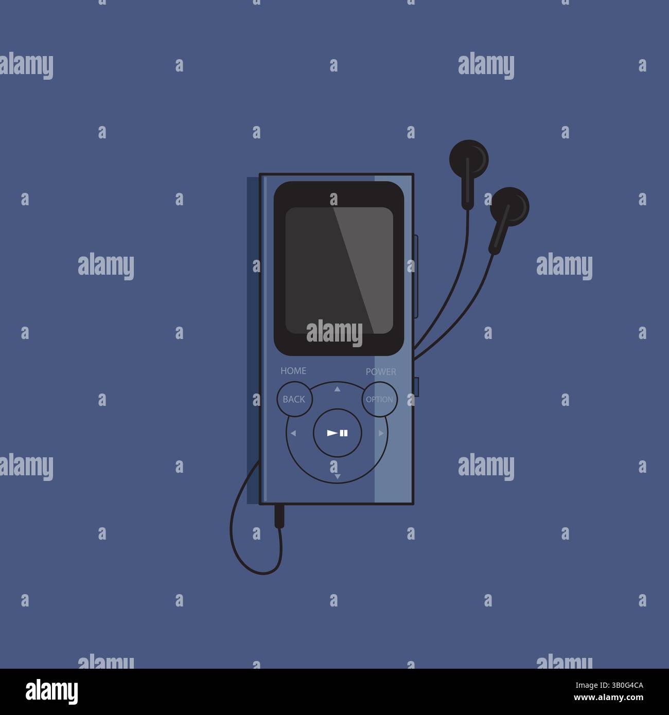 Vector illustration music player evolution Stock Vector Image & Art - Alamy