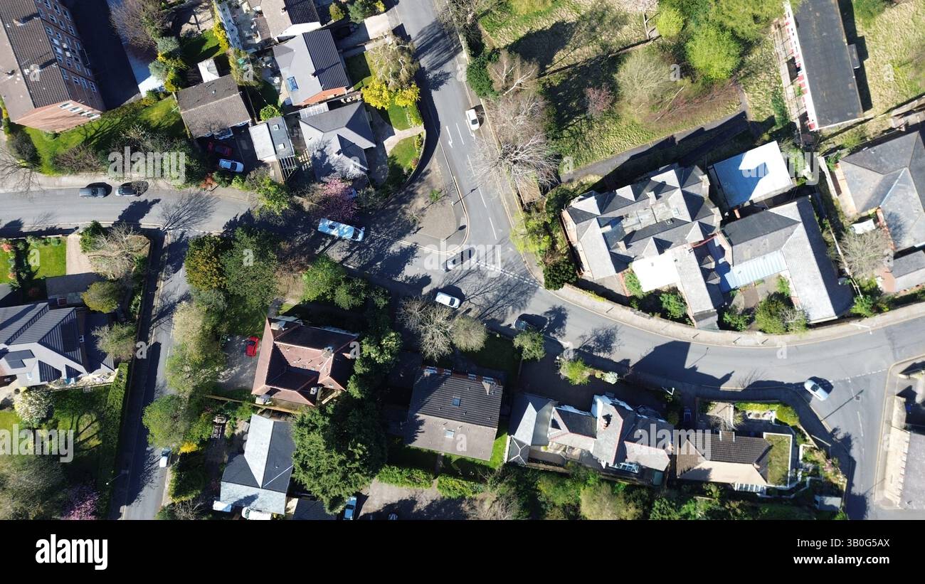 4K Aerial view in the Wirral areas of, Birkenhead, Wallasey, New ...