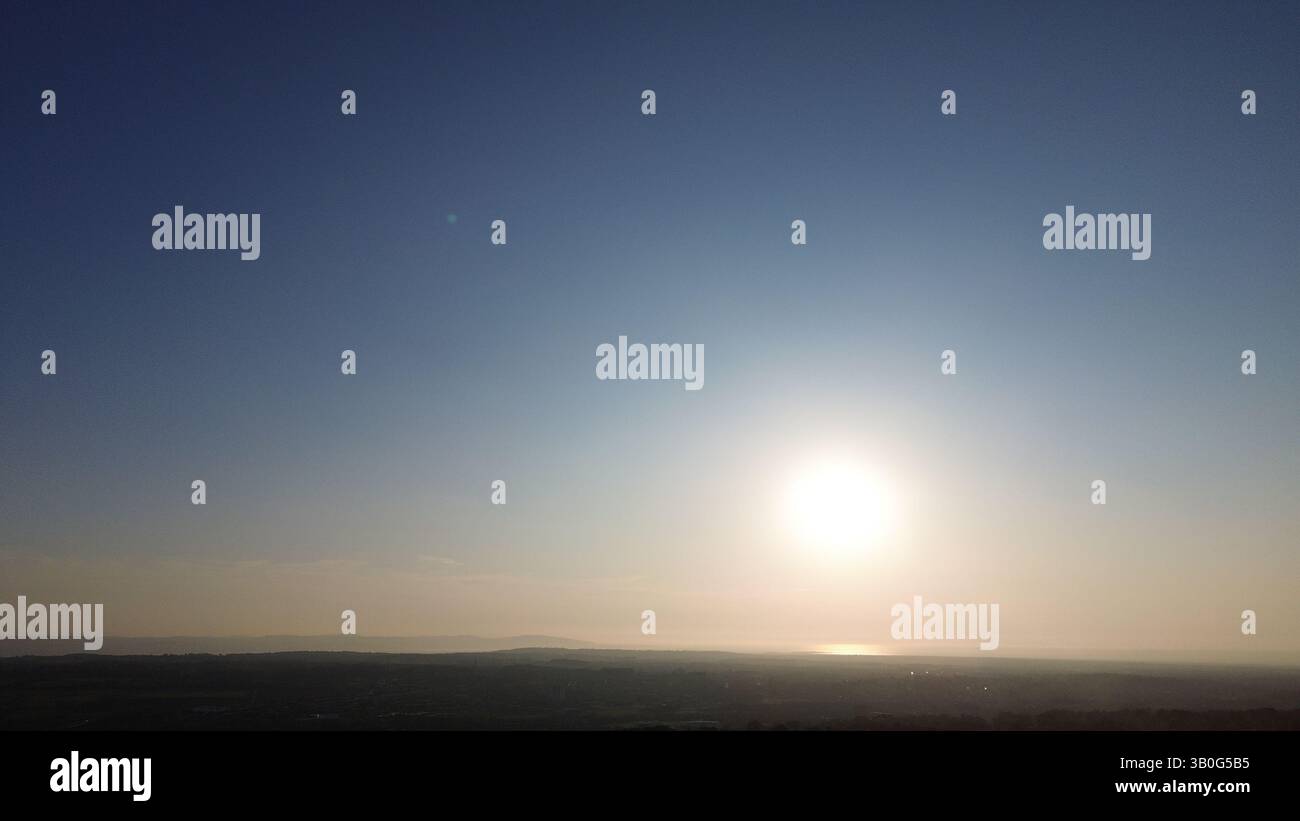 4K Aerial view in the Wirral areas of, Birkenhead, Wallasey, New ...