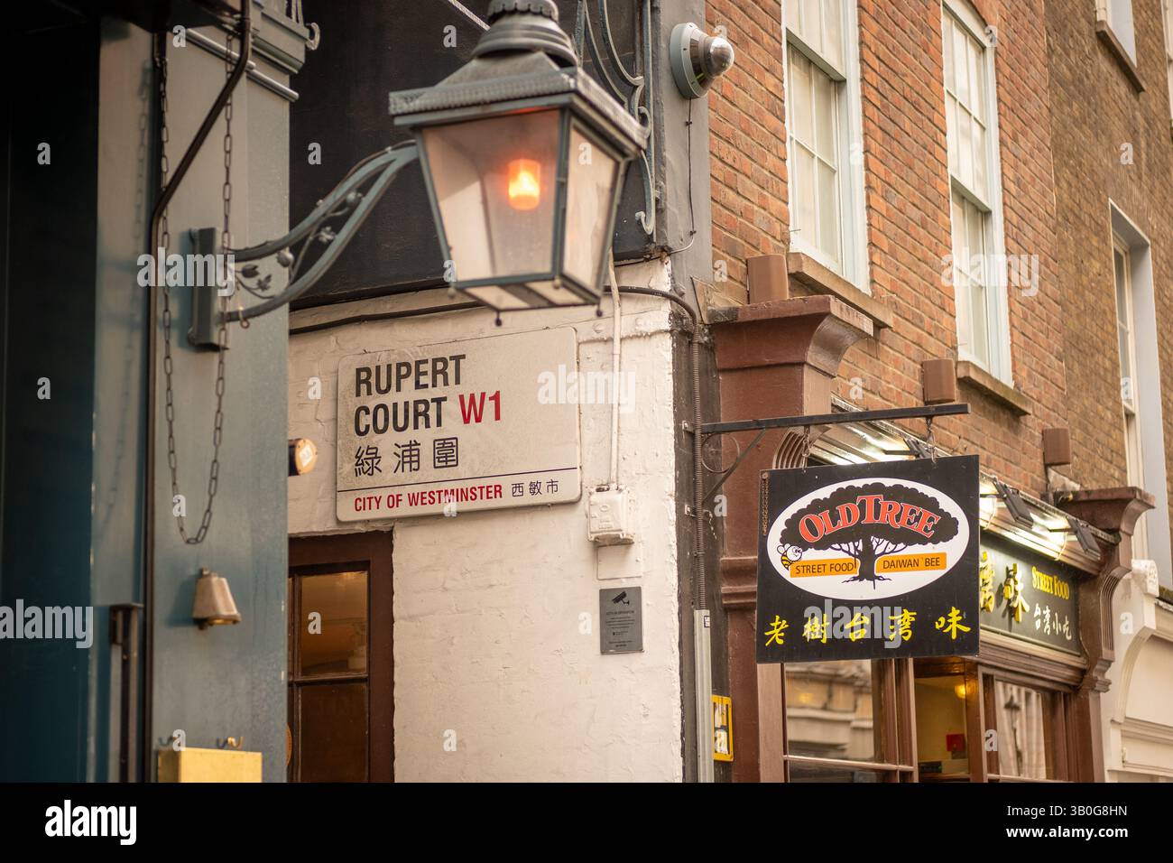 LONDON- APRIL 23, 2025: Rupert W1 sign in China Town, Soho- London's ...