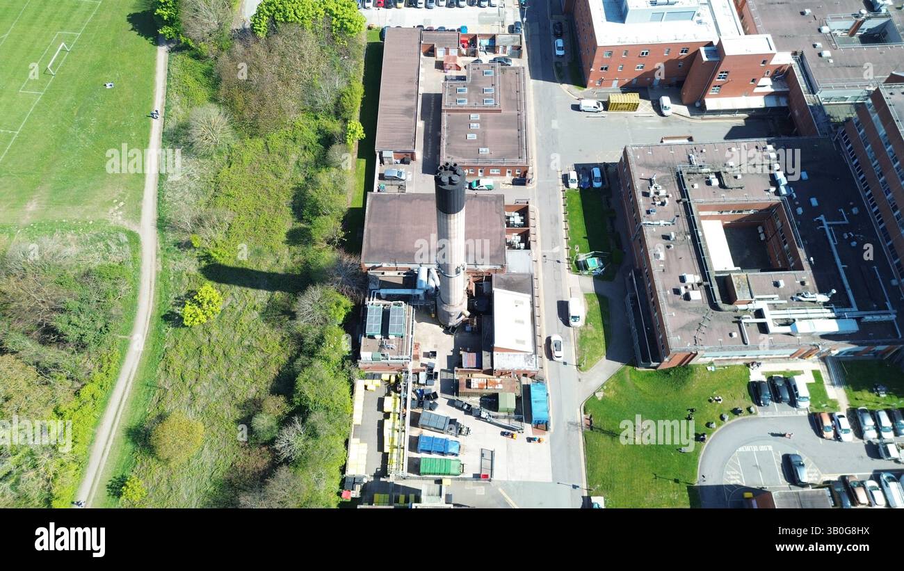 4K Aerial view in the Wirral areas of, Birkenhead, Wallasey, New ...