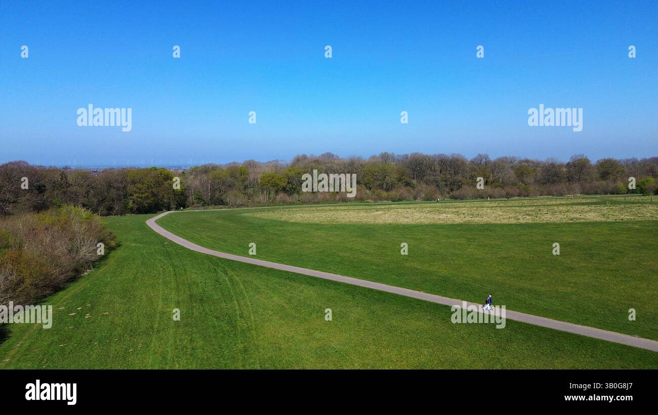 4K Aerial view in the Wirral areas of, Birkenhead, Wallasey, New ...