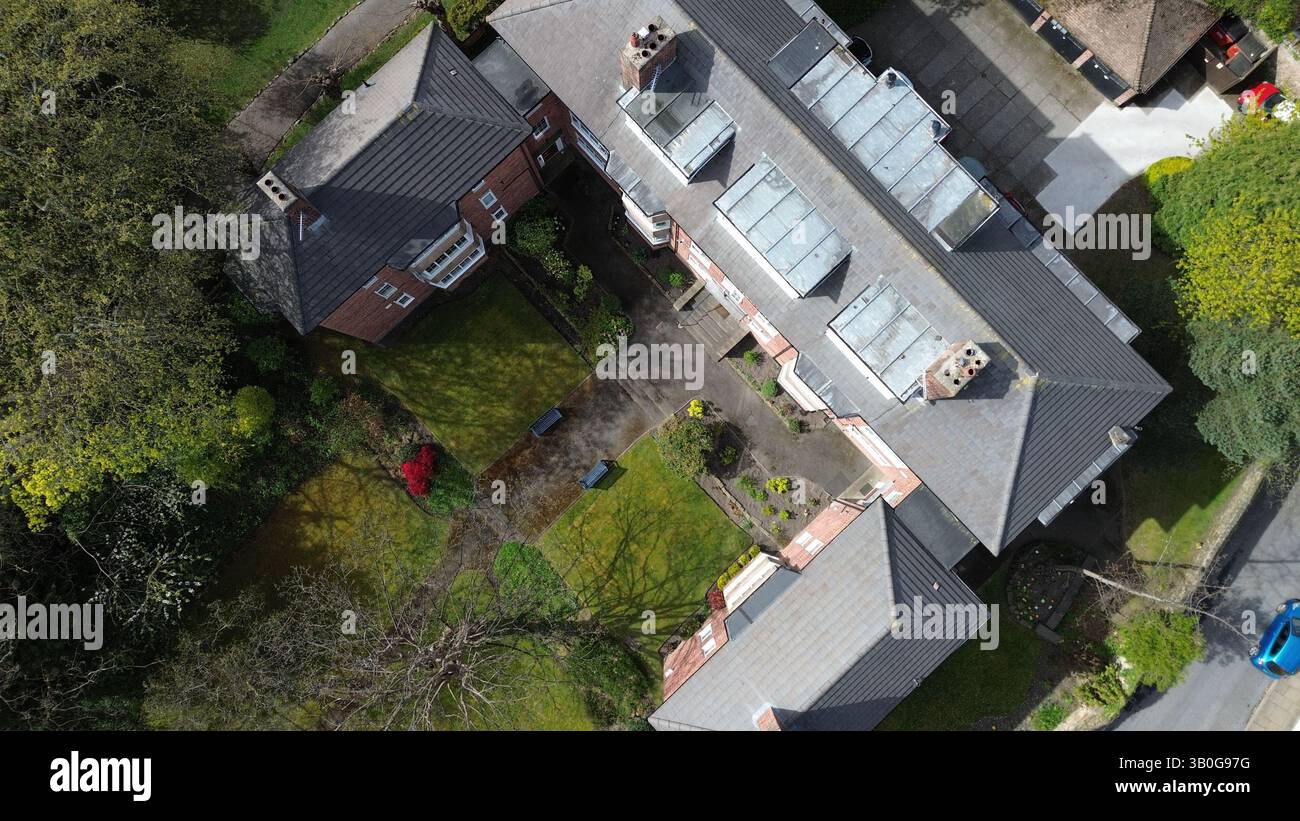 4K Aerial view in the Wirral areas of, Birkenhead, Wallasey, New ...