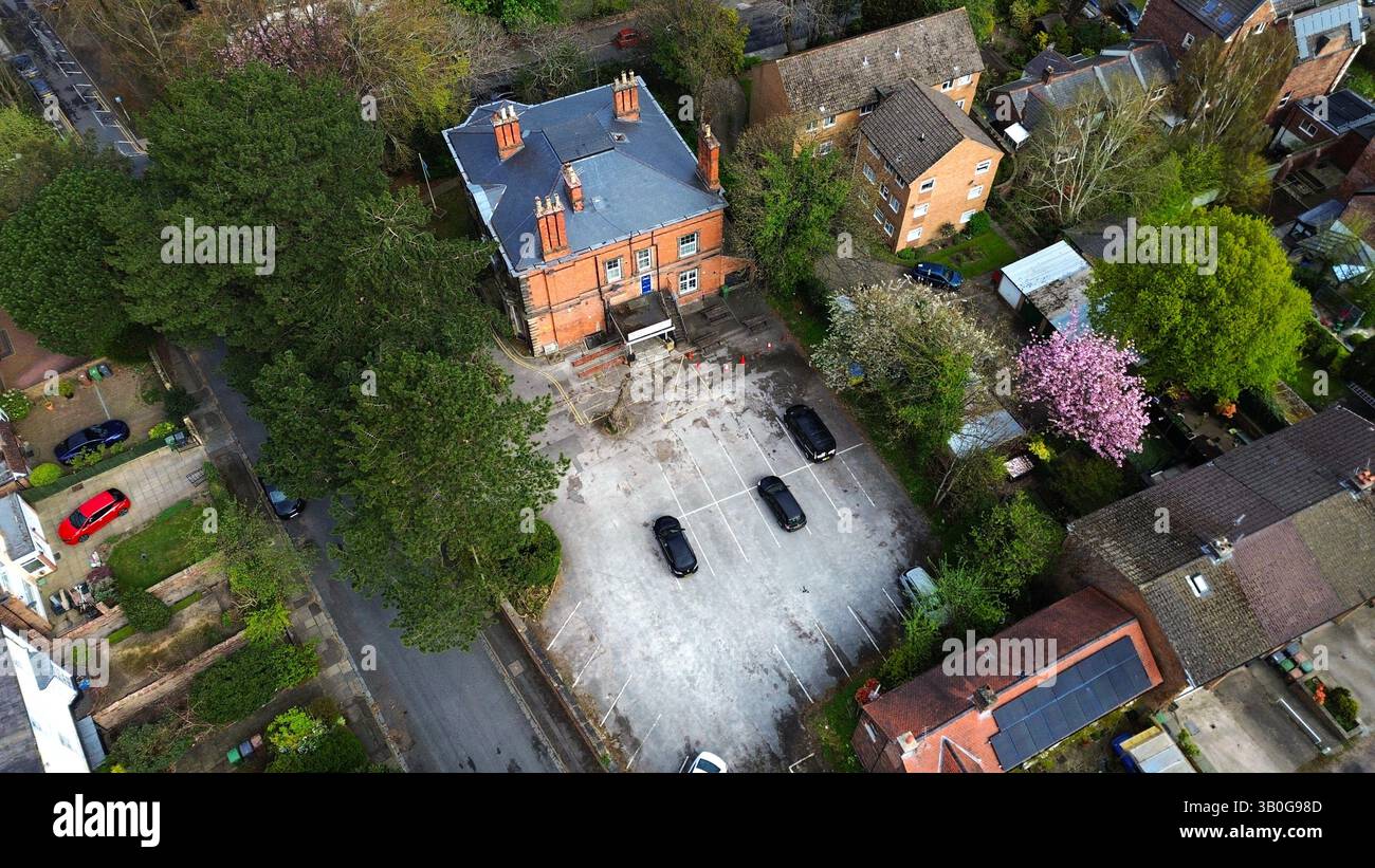 4K Aerial view in the Wirral areas of, Birkenhead, Wallasey, New ...