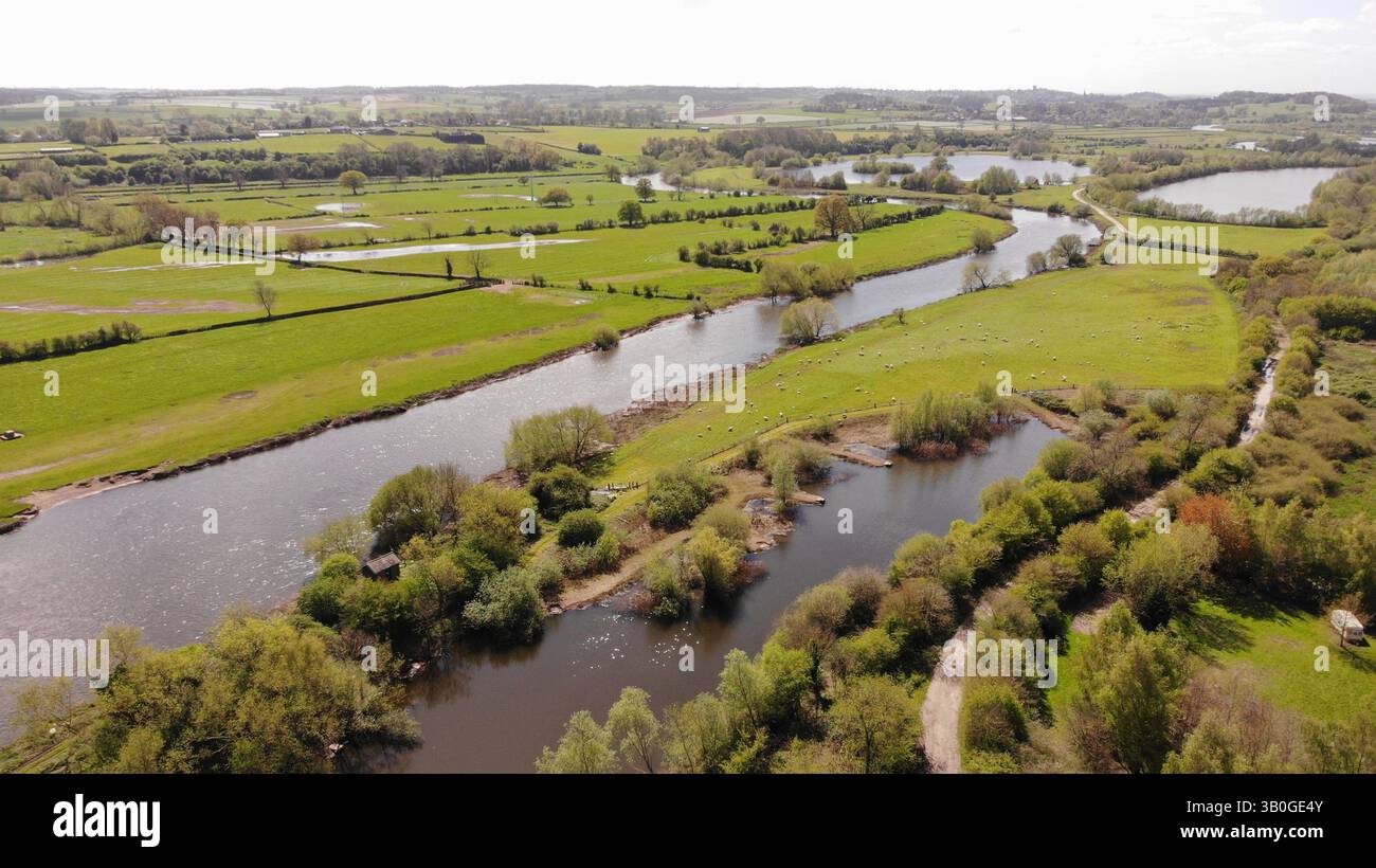 4K Aerial view in the Wirral areas of, Birkenhead, Wallasey, New ...