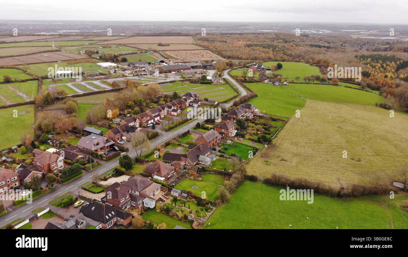4K Aerial view in the Wirral areas of, Birkenhead, Wallasey, New ...