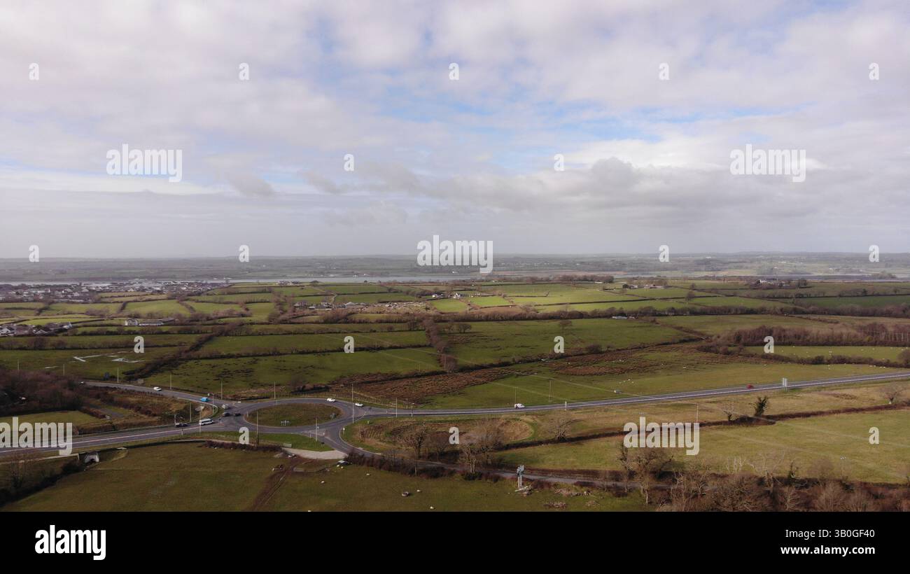 4K Aerial view in the Wirral areas of, Birkenhead, Wallasey, New ...