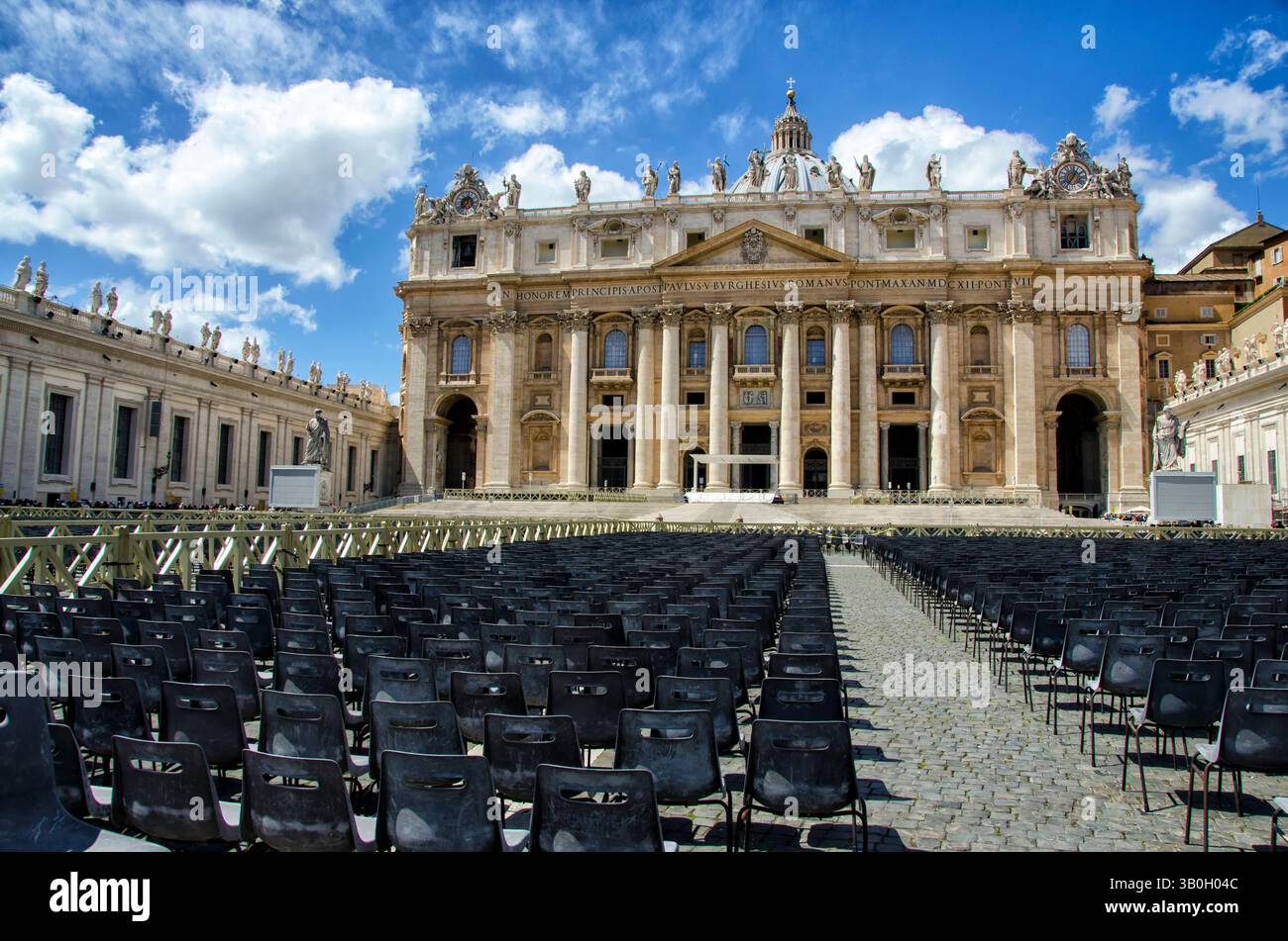 St. Peter's Square is a large plaza located directly in front of St ...