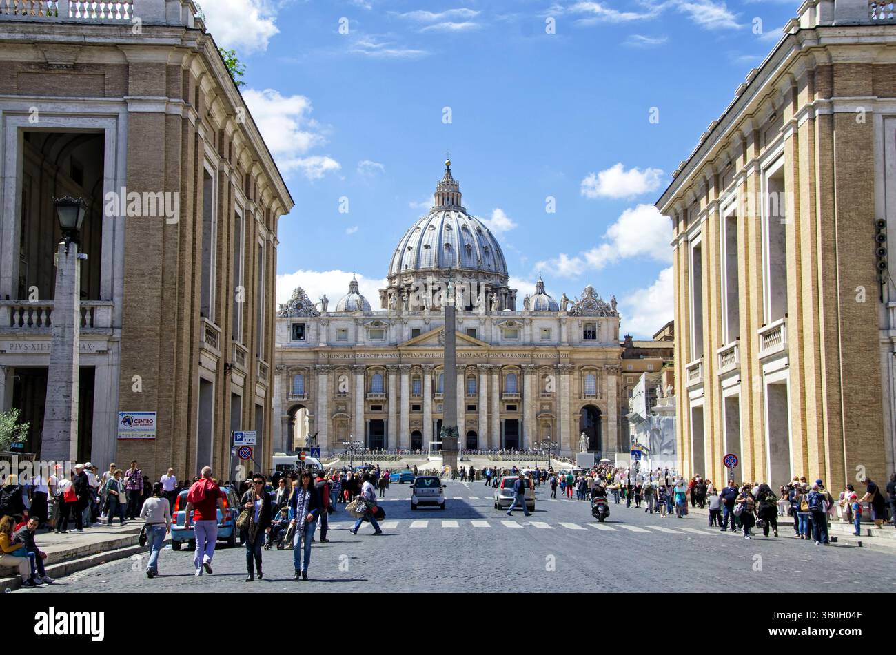 St. Peter's Square is a large plaza located directly in front of St ...