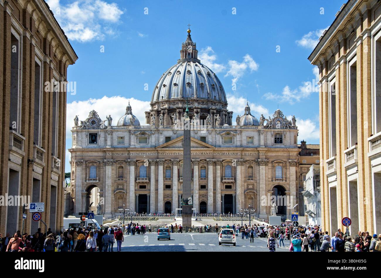 St. Peter's Square is a large plaza located directly in front of St ...