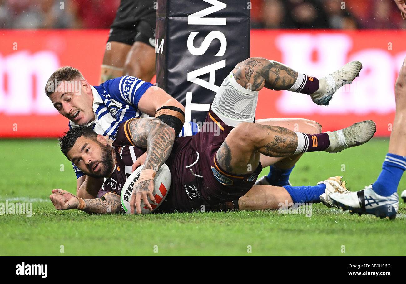 Brisbane, Australia. 24th Apr, 2025. Adam Reynolds of the Broncos ...