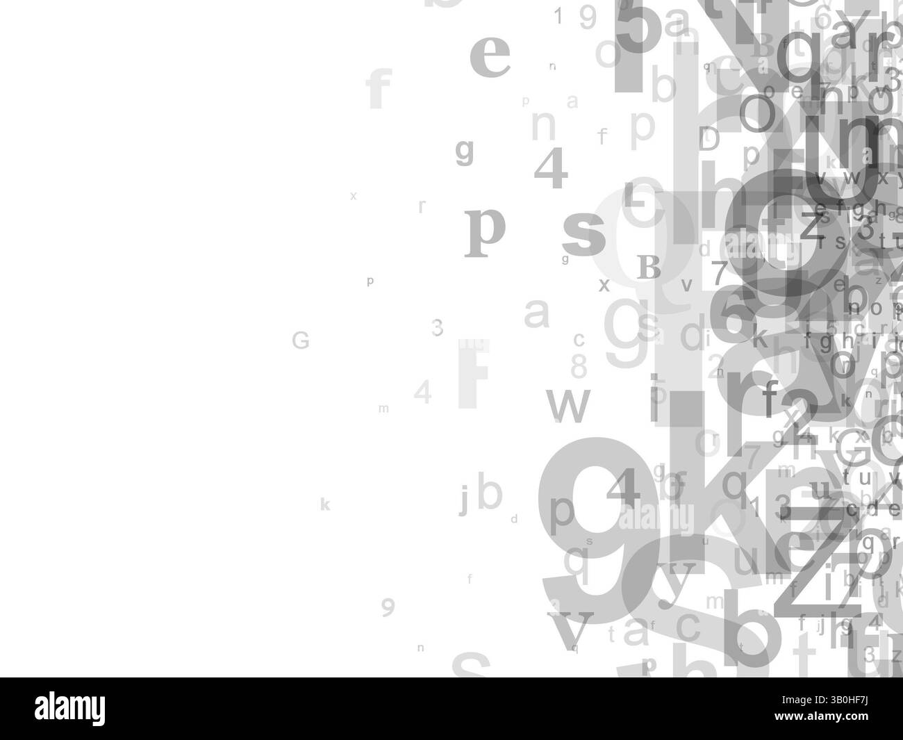 Números y letras hi-res stock photography and images - Alamy