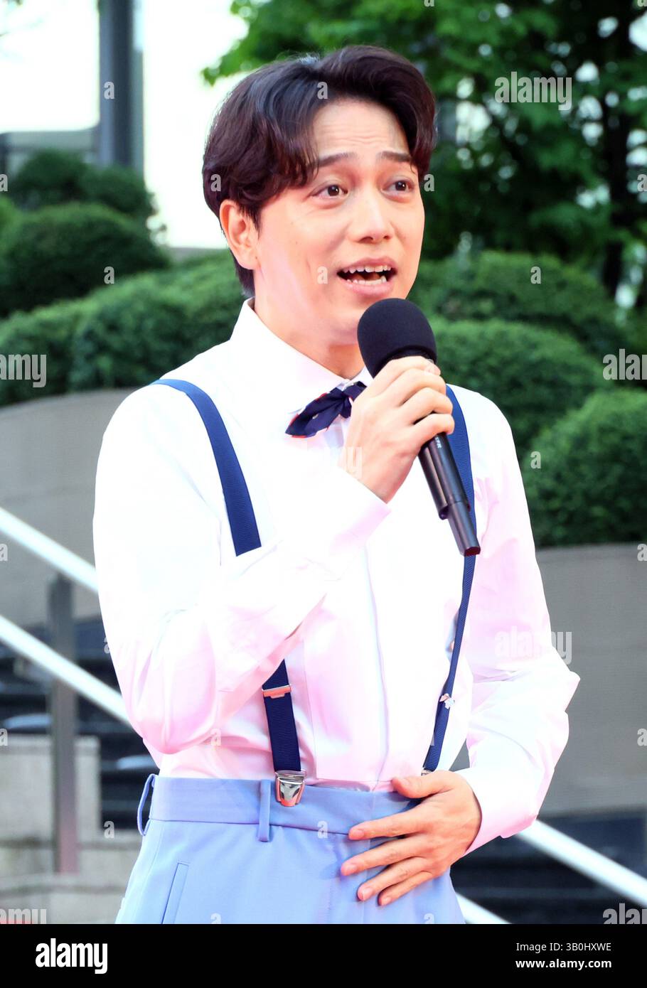 April 24, 2025, Tokyo, Japan - Japanese musical actor Ikusaburo ...