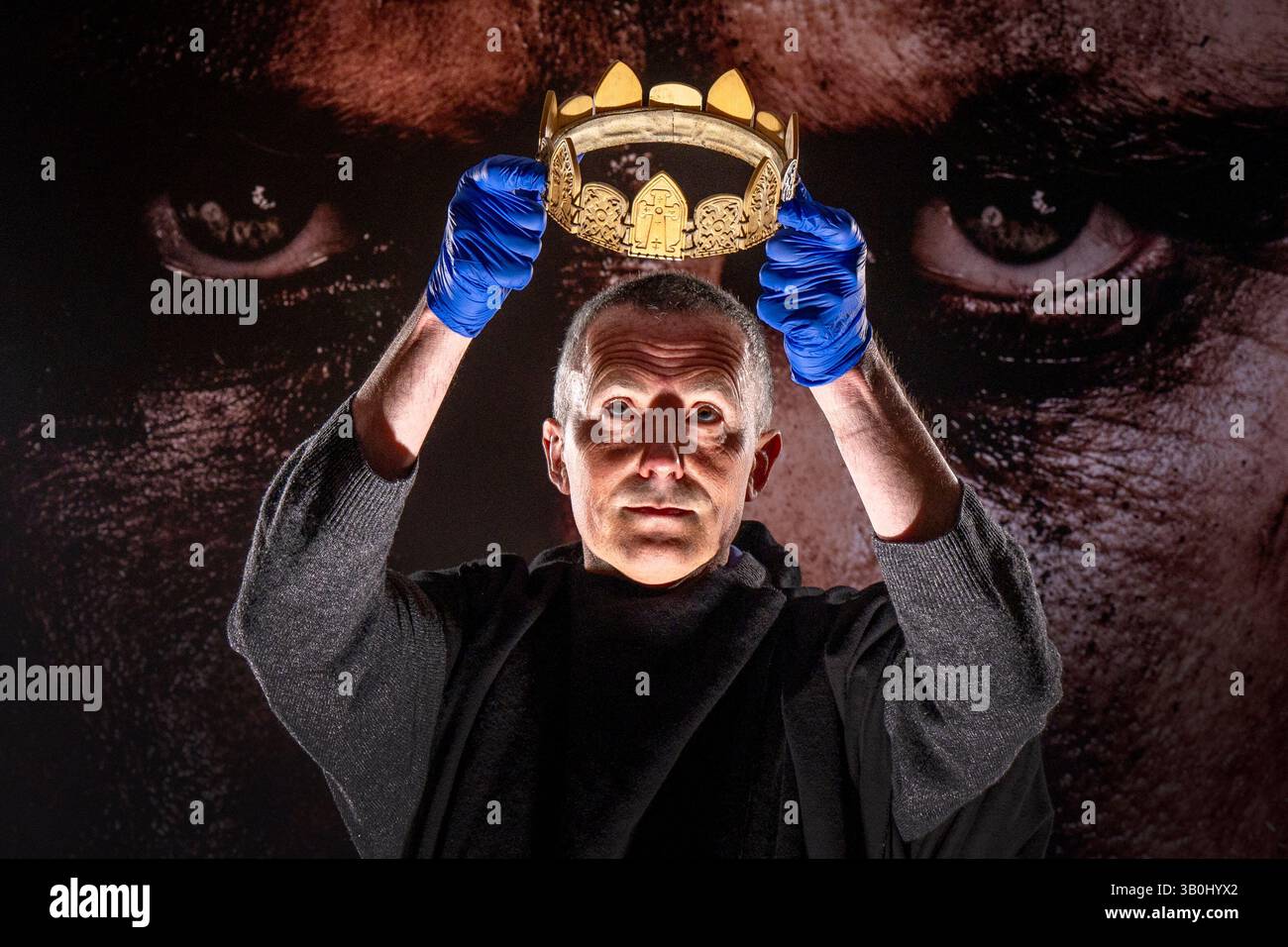 Andrew Wallace takes a closer look at the crown worn by actor Michael ...